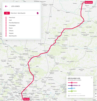 Des outils cartographiques print et web pour la nouvelle offre TER